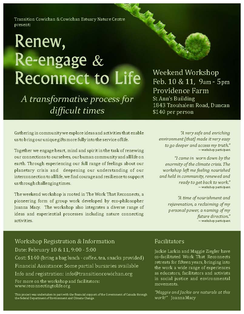 The Work that Reconnects – Renew, Re-engage & Reconnect to Life – A ...